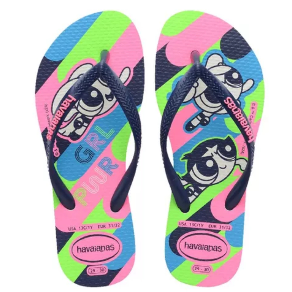 Chinelo Havaianas Infantil Meninas Super Poderosas Original | Shopee Brasil