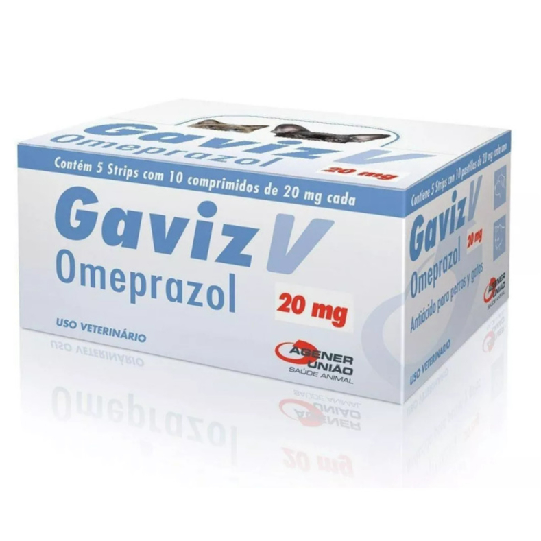 Gaviz V 20 mg Antiácido Omeprazol Caixa 50 Comprimidos | Shopee Brasil