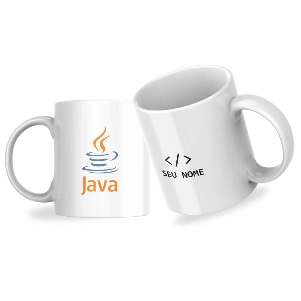 Caneca Java para Programadores com Nome | Shopee Brasil