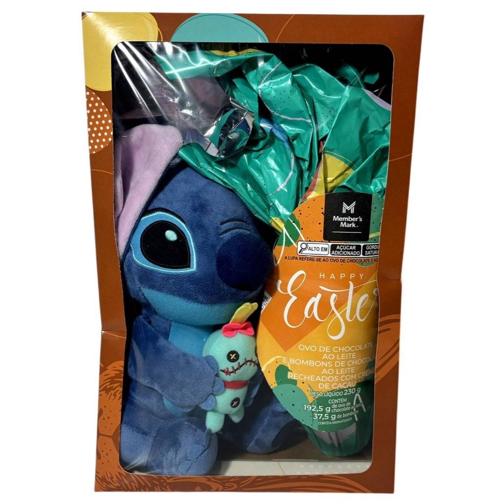 Presente Páscoa Disney : Ovo Chocolate Importado Di Costa 230g E Boneco ...