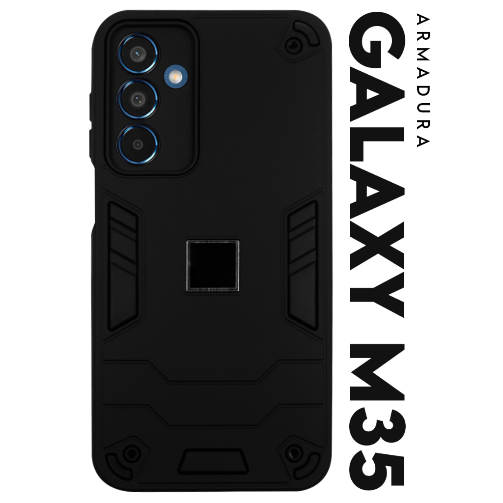 Capa Capinha Case Armadura Militar Samsung Galaxy M35 M356 6.6 pol ...
