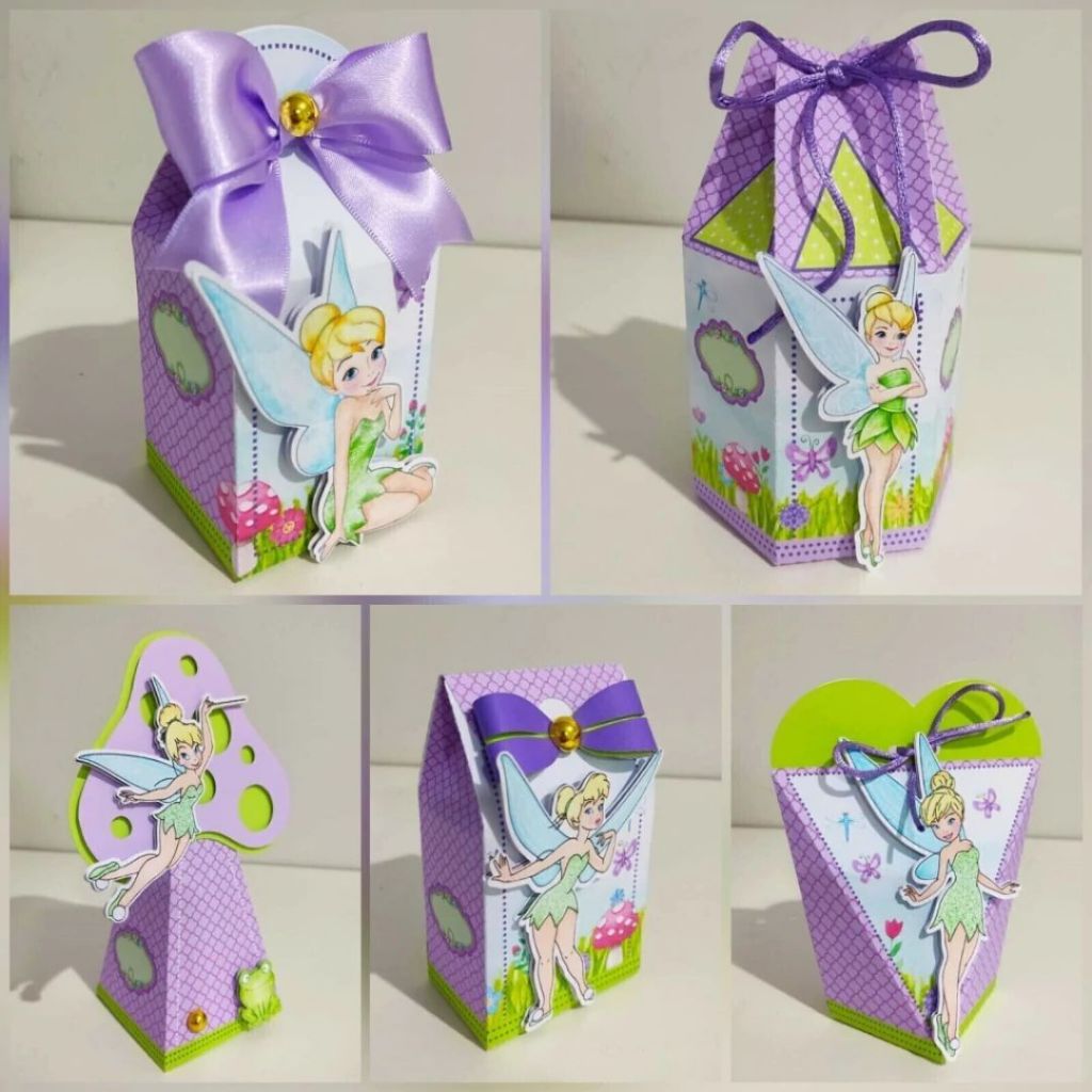CAIXINHAS PERSONALIZADAS TINKER BELL PEGUE E MONTE LEMBRANCINHAS FESTAS ...