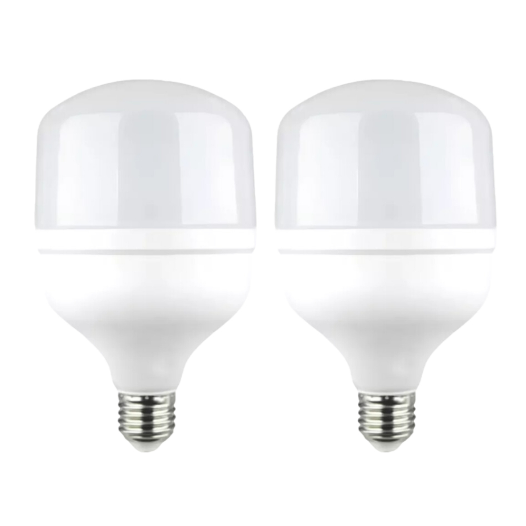 Kit com 2 Lâmpadas Bulbo LED 50W Branco Frio 6500K | Shopee Brasil