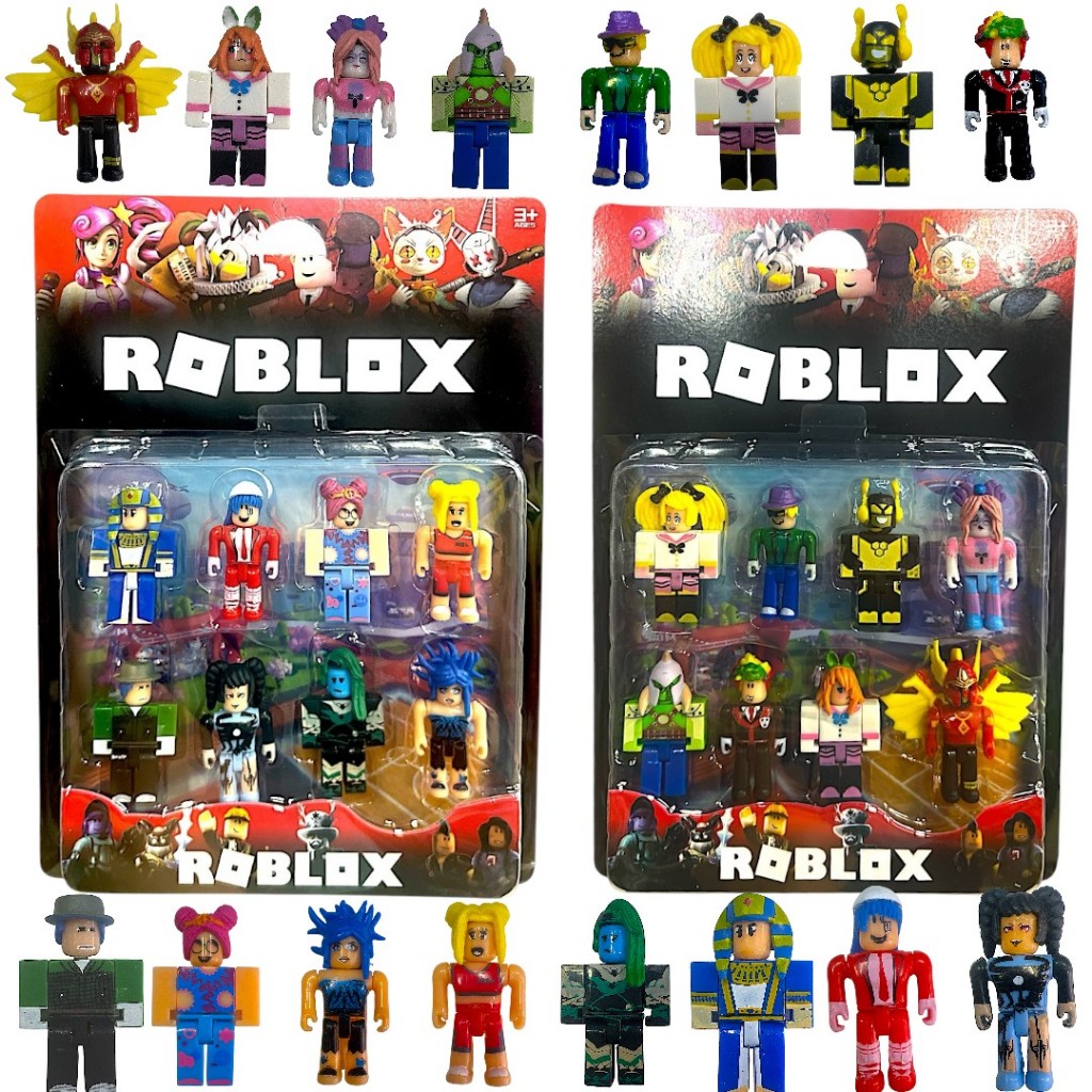 Kit 16 Bonecos Roblox 7 cm Articulado Nova Coeção | Shopee Brasil