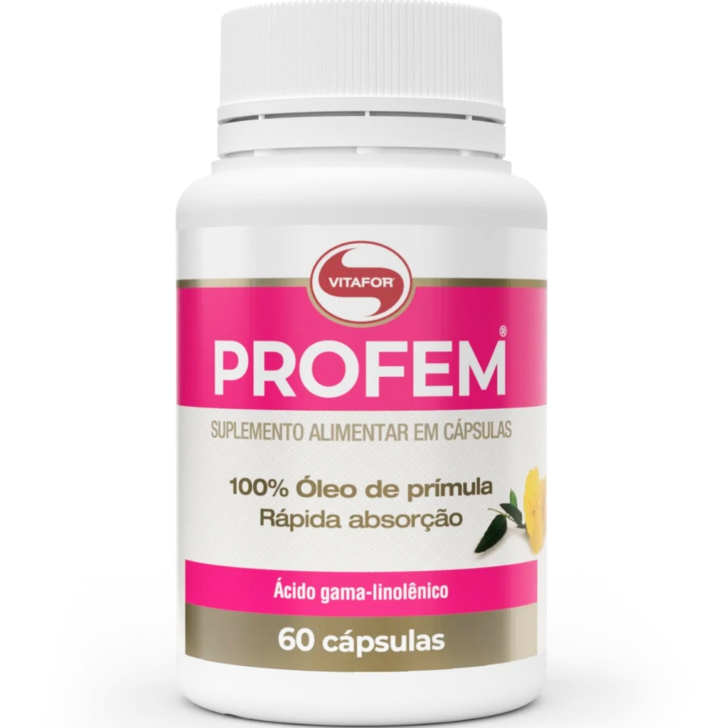 PROFEM 60 CÁPS ÓLEO DE PRÍMULA ORIGINAL VITAFOR | Shopee Brasil