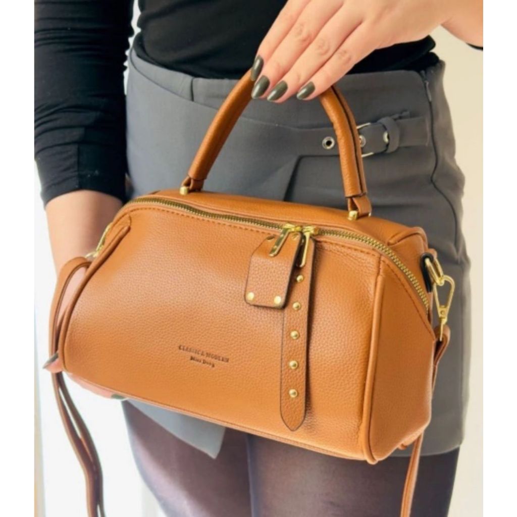 Bolsa Feminina Miss Dong couro de mão alça transversal | Shopee Brasil