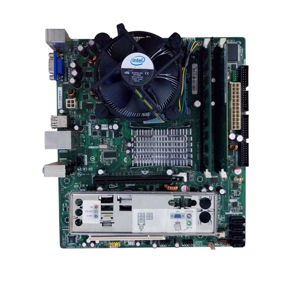 Kit Placa Mãe DG31PR(B) Intel DG31PR, Processador 3,00Ghz + 2GB RAM e ...