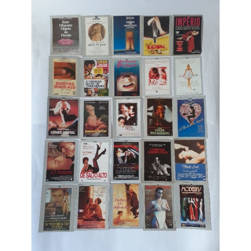 Fichas da revista Set Cinema anos 90 com 25 unidades (lote 17). | Shopee Brasil