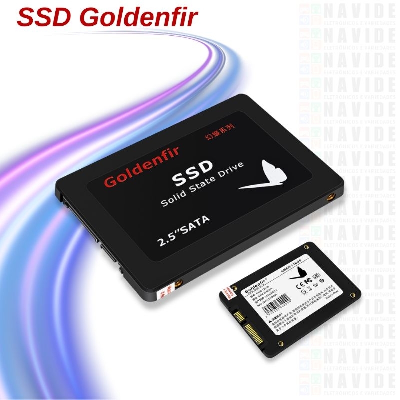 HD SSD Goldenfir 2.5 Sata III 6Gb/s Mais velocidade para o seu ...