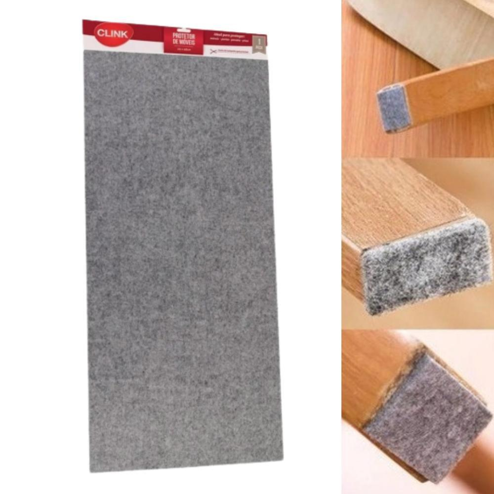 Adesivo Feltro Protetor Cadeira Moveis 24x48cm | Shopee Brasil
