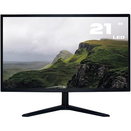 MONITOR BRX LED 21" HDMI+VGA 60Hz 110/220v MBRX21BK | Shopee Brasil