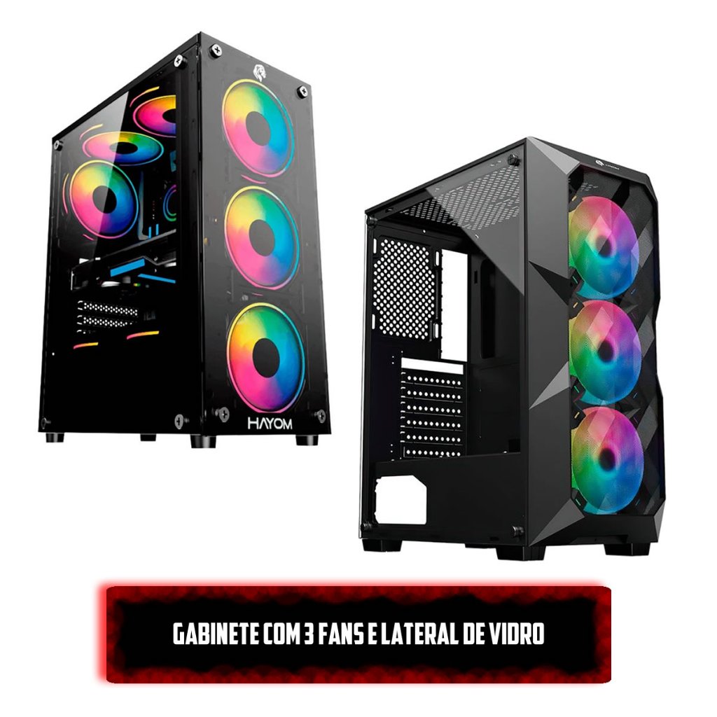 PC GAMER RED RYZEN 5 5500, 16GB RAM, SSD 500GB, NVIDIA RTX 5060 8GB ...