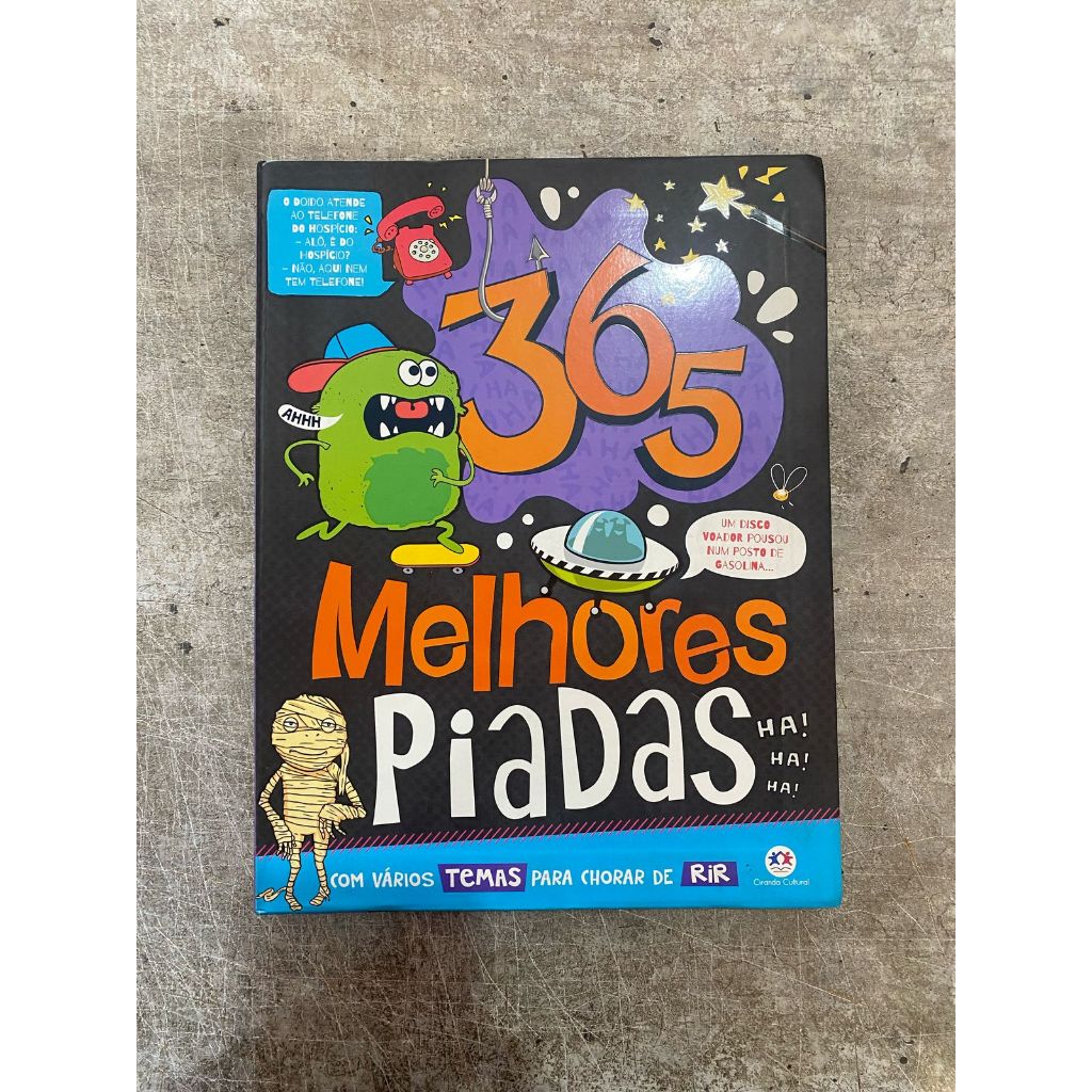 365 Melhores Piadas - Ciranda Cultural | Shopee Brasil
