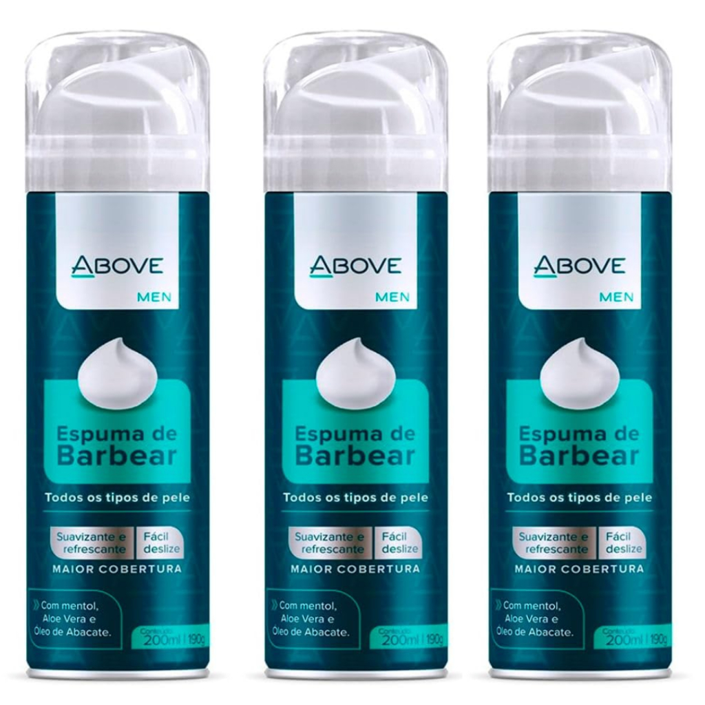 Espuma De Barbear Above 150ml | Shopee Brasil