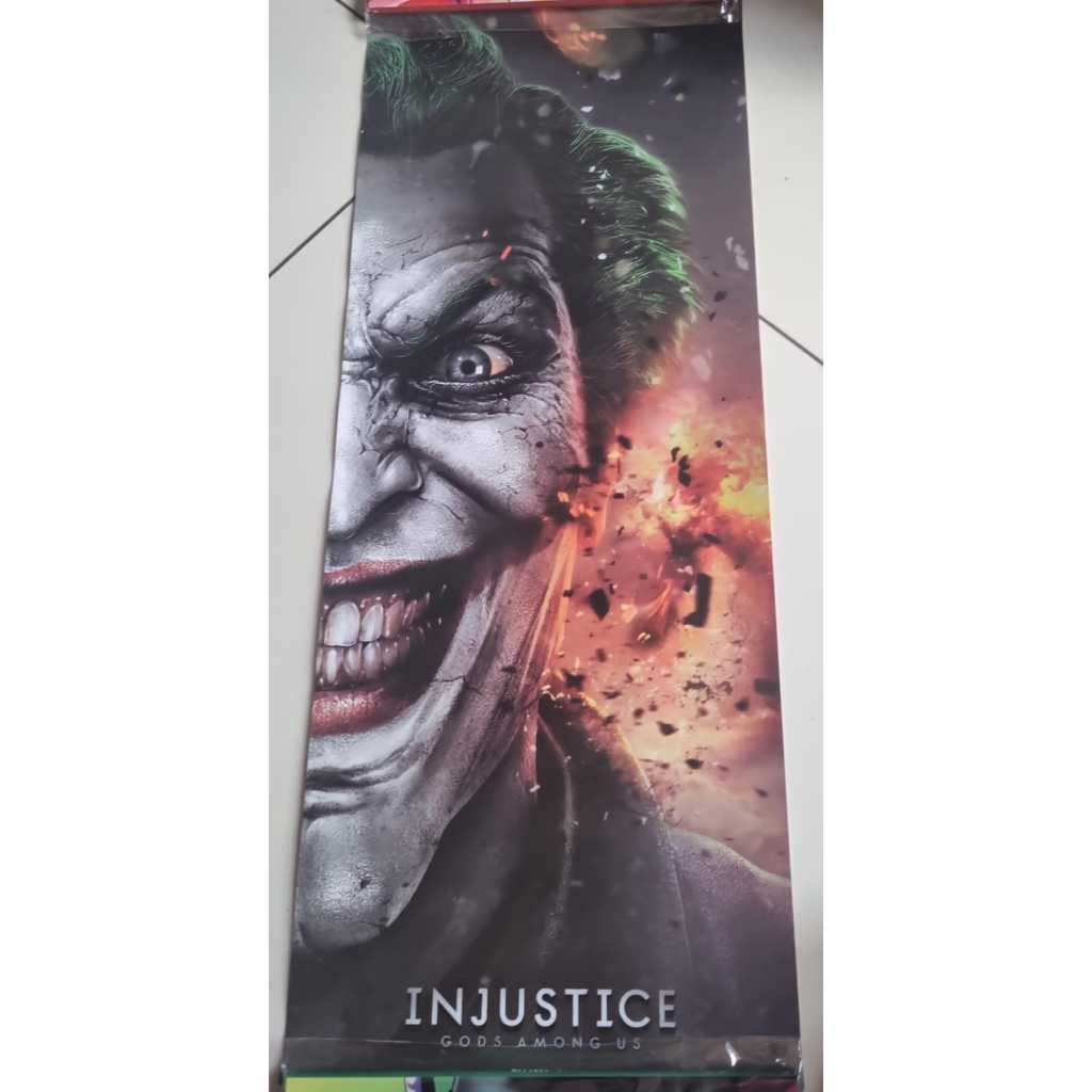 PÔSTER INJUSTICE - CORINGA - 68X27CM | Shopee Brasil