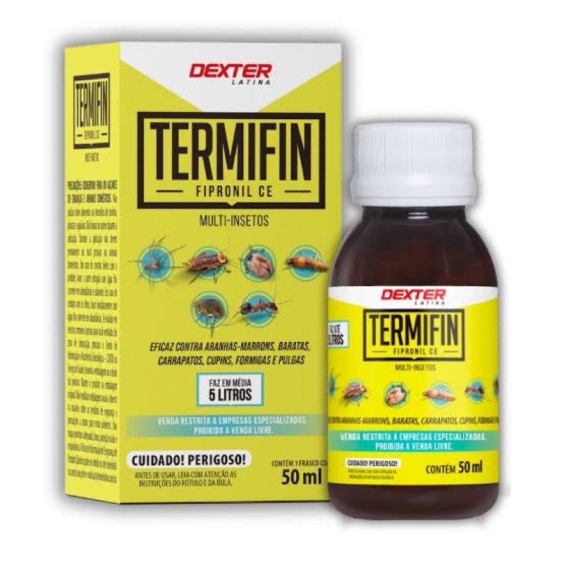 Termifin fipronil ce 50ml mata formigas baratas aranhas pulgas e ...