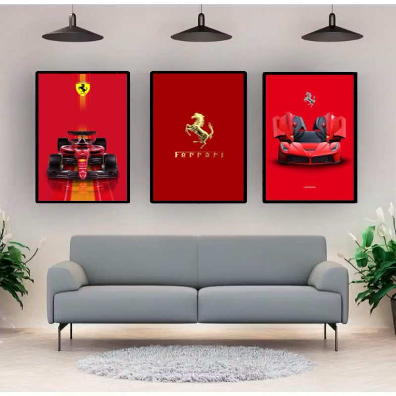 Quadro decorativo Ferrari 60x40 | Shopee Brasil