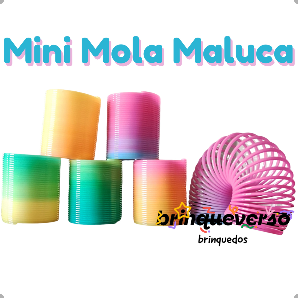 07/30 UN Brinquedo Mini Mola Maluca. Ideal para Lembrancinha, Kit Festa ...