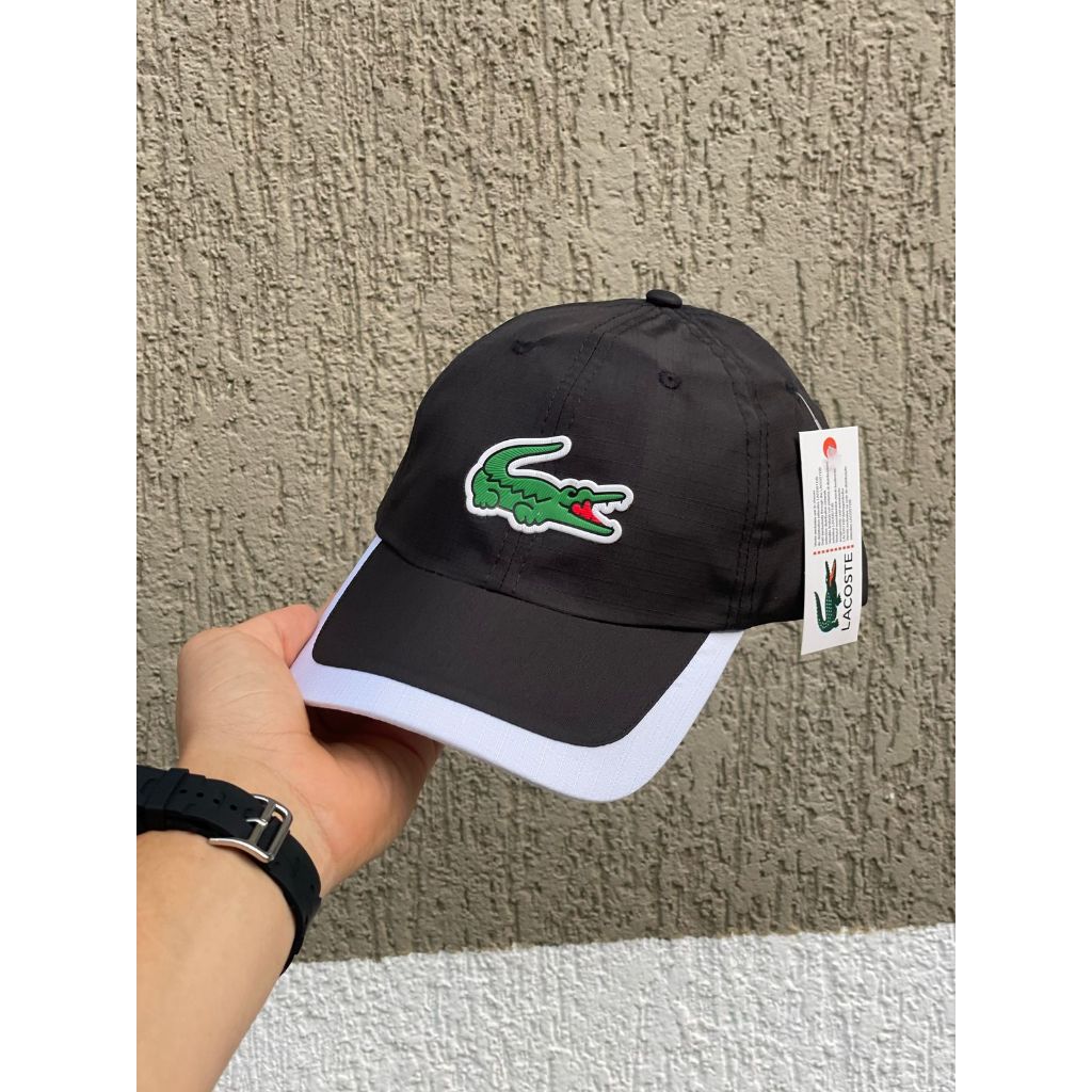 Boné Lc Preto e Branco Croc Frontal Emborrachado Masculino - Varias ...