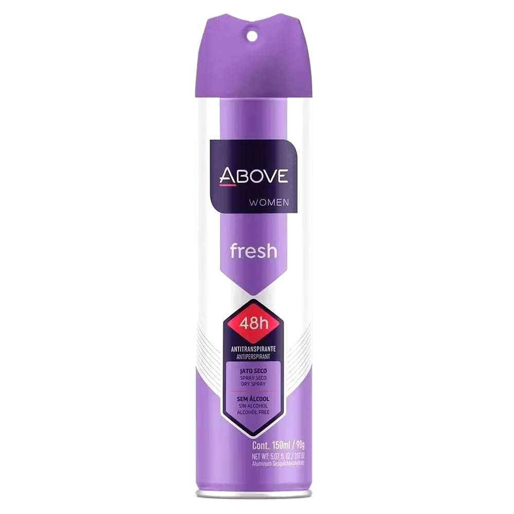 Antitranspirante Fresh 48H 150ml ABOVE | Shopee Brasil