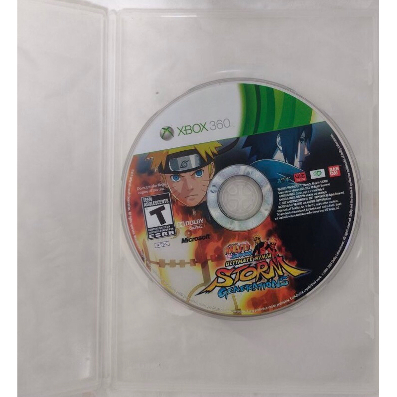 Naruto ultimate ninja Storm Generations Xbox 360 - Mídia Física ...