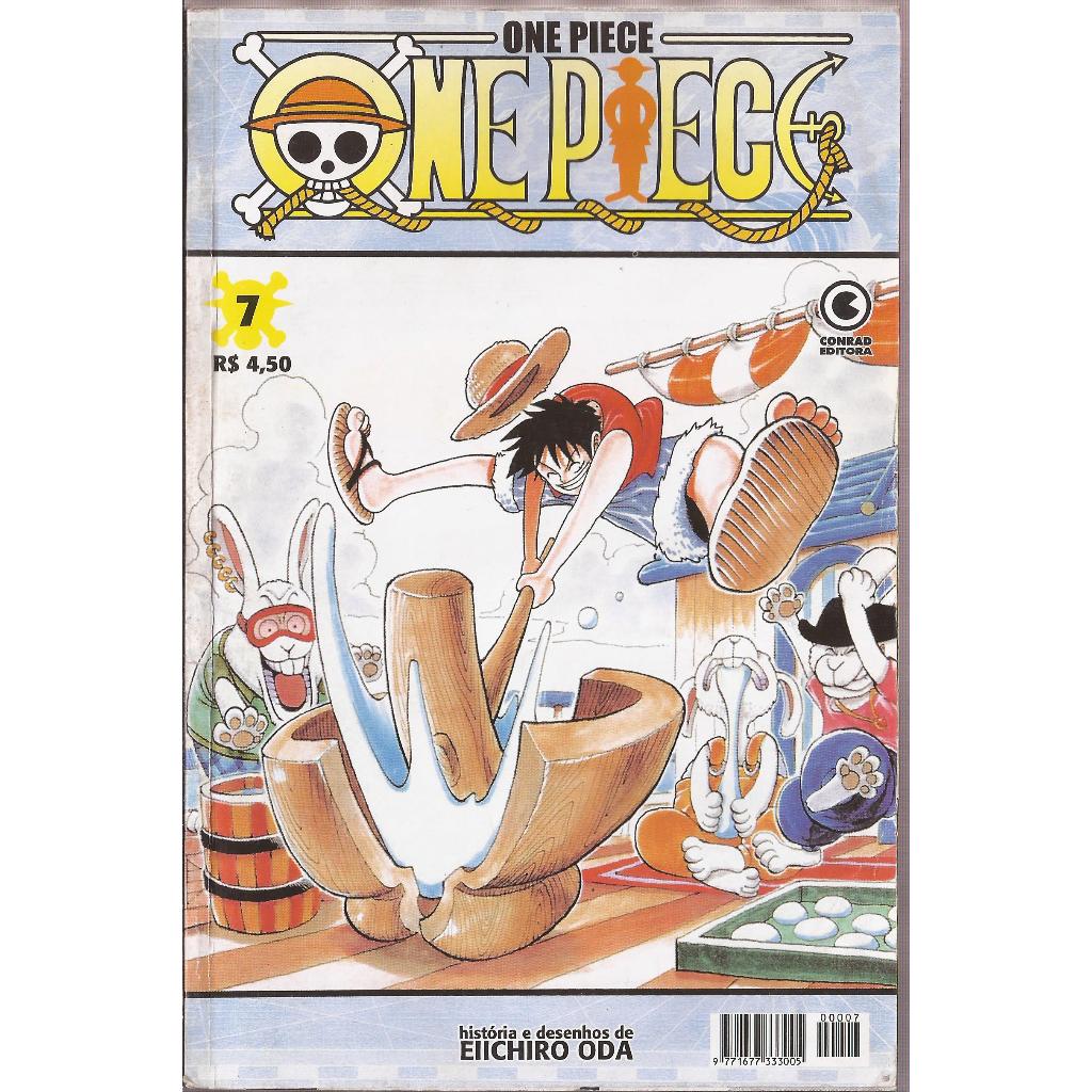 Mangá One Piece Volume 7 / 2002 / Autor: Eiichiro Oda | Shopee Brasil