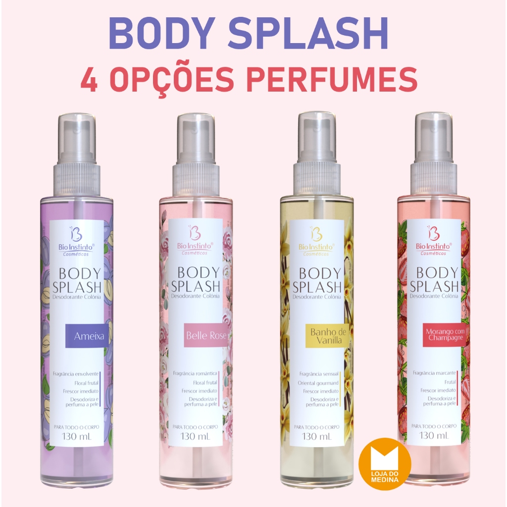 Body Splash - Desodorante Colônia 130ml - Bio Instinto | Shopee Brasil
