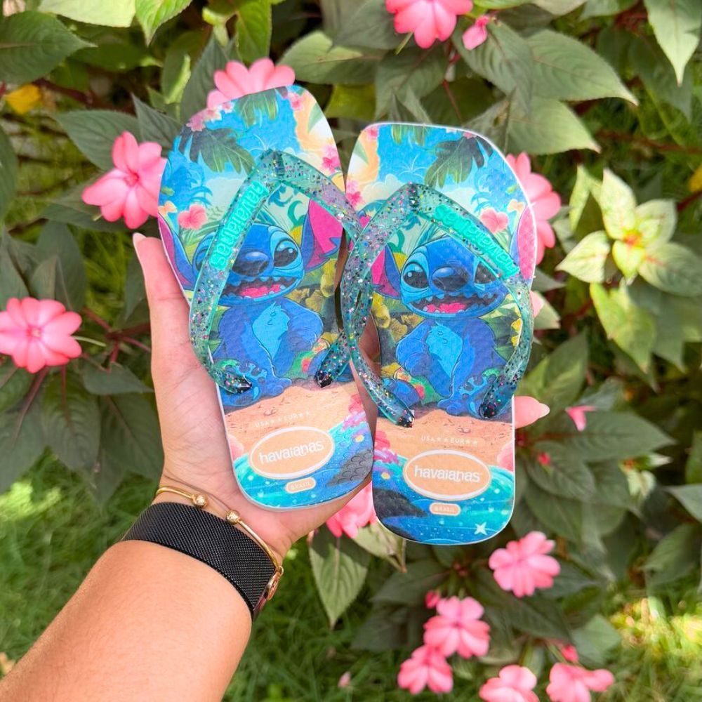 Chinelo Infantil Stitch 25 ao 32 com Estampa Permanente | Shopee Brasil