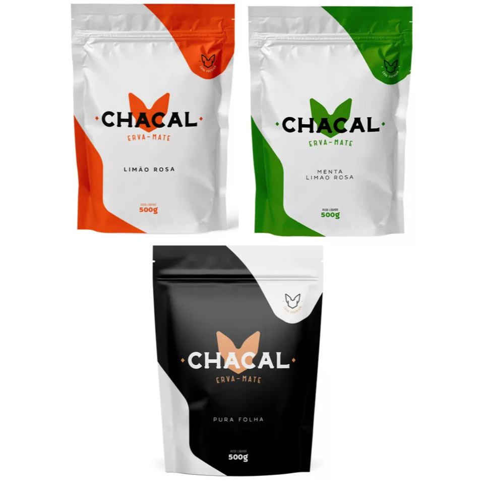 Kit Com 3 Ervas Tereré Chacal Sabores Limao Rosa, Menta Limao Rosa e ...