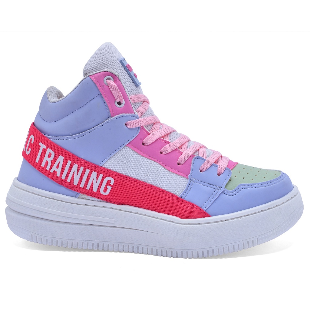 Tênis Botinha de Treino Feminino Academia Macio Caminhada Rebelc ...