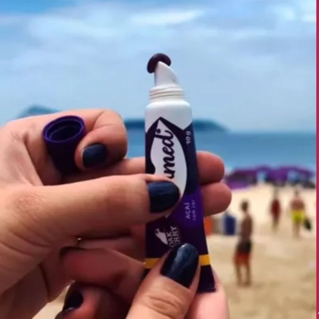 Hidratante Labial Carmed Açaí Com Cor 10g | Shopee Brasil