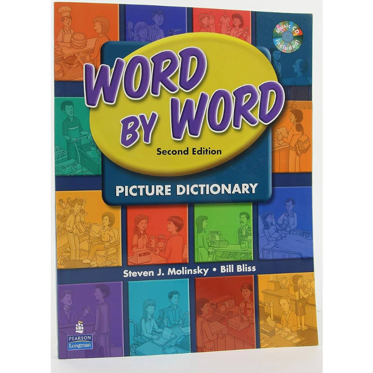 Word by Word Picture Dictionary [With CD] | Shopee Brasil