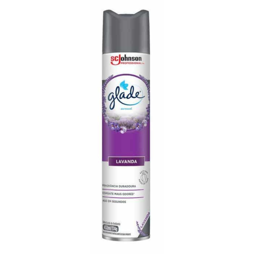 Aromatizante Glade Professional Lavanda 432ml 366g | Shopee Brasil