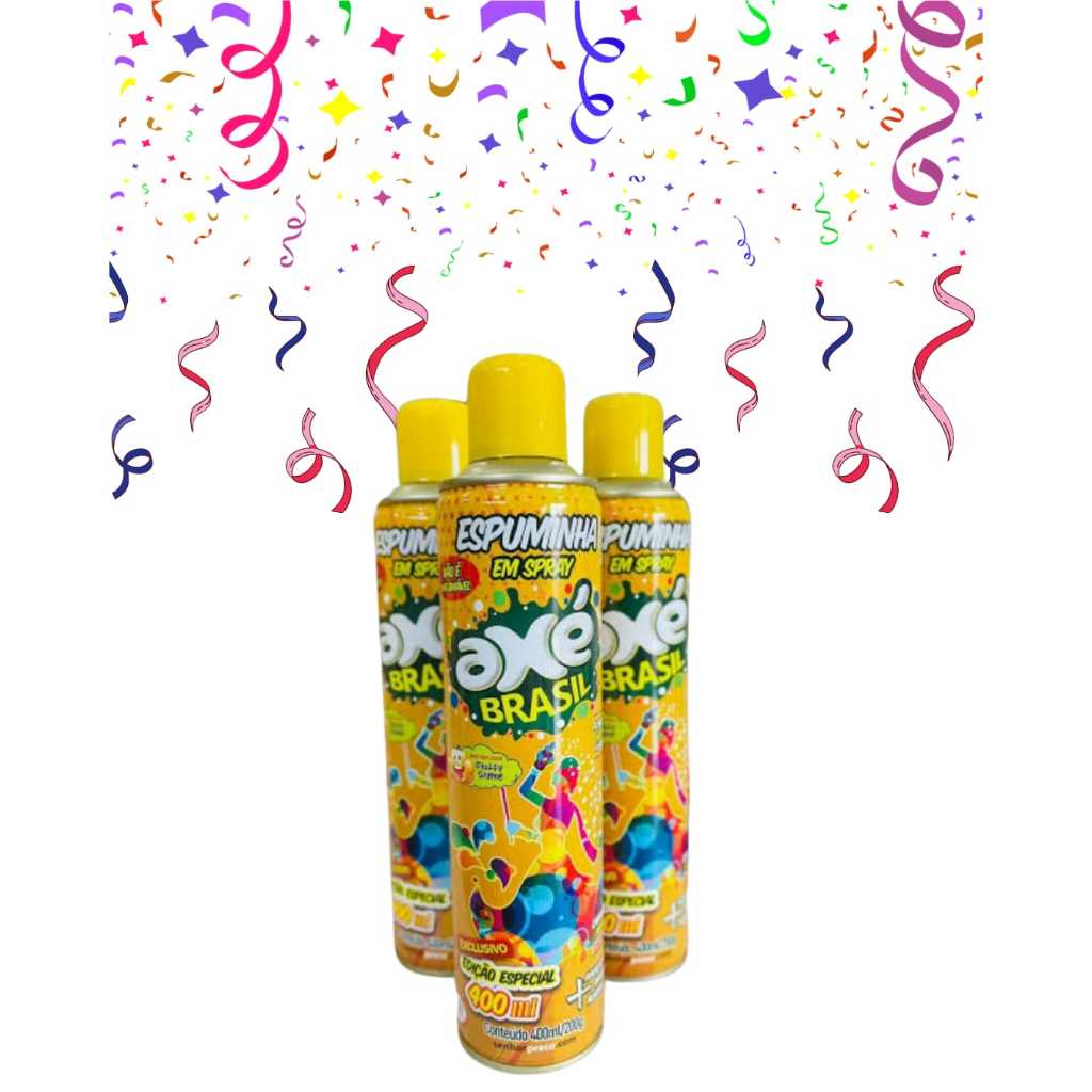 Espuma de Carnaval Spray Espuminha Neve 500ml | Shopee Brasil