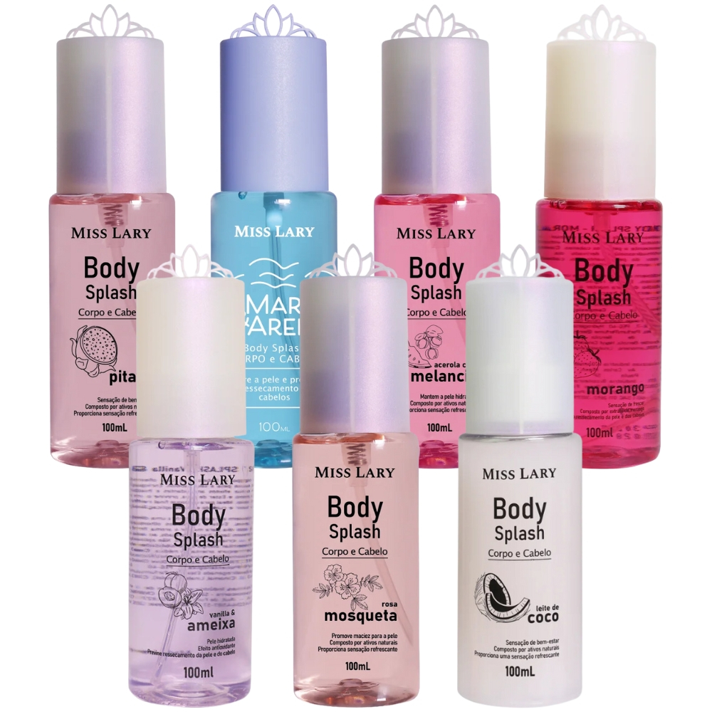 Body Splash Corpo e Cabelo Miss Lary | Shopee Brasil