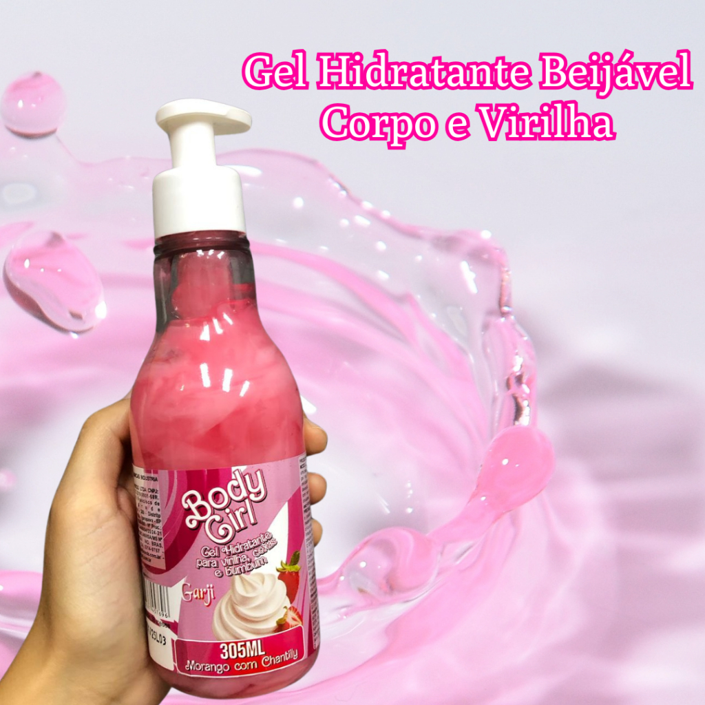 GEL HIDRATANTE BEIJÁVEL CORPO E VIRILHA BODY GIRL 305ML - GARJI ...