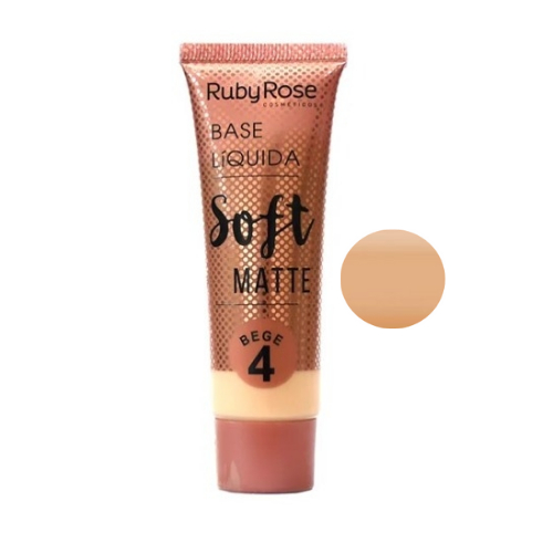 Base soft matte bege 4 RUBY ROSE | Shopee Brasil