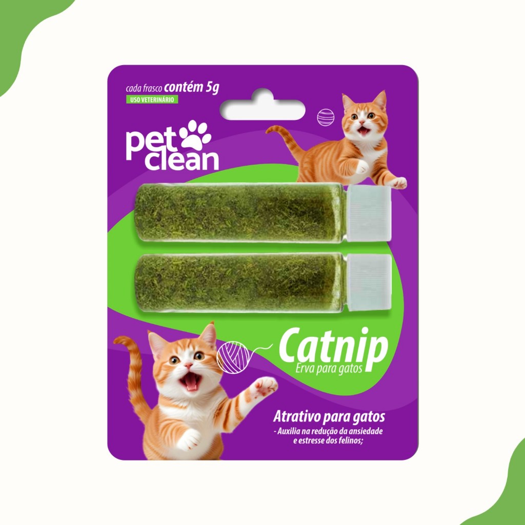 Erva Gateira A Erva de Gato Cat Nip Desidratado Original Puro Deixa o ...