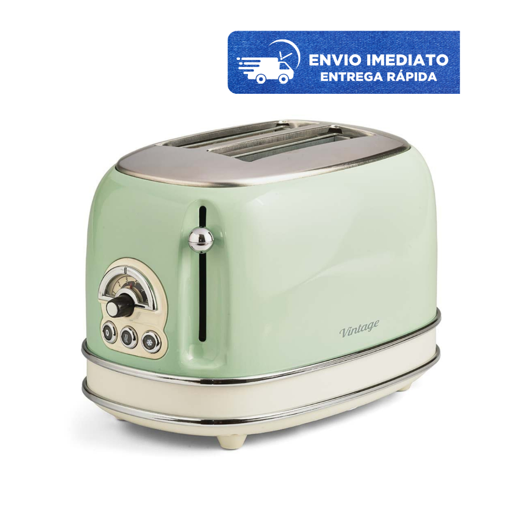 Torradeira Elétrica Ariete Vintage Verde 6 Níveis 750w 220v | Shopee Brasil