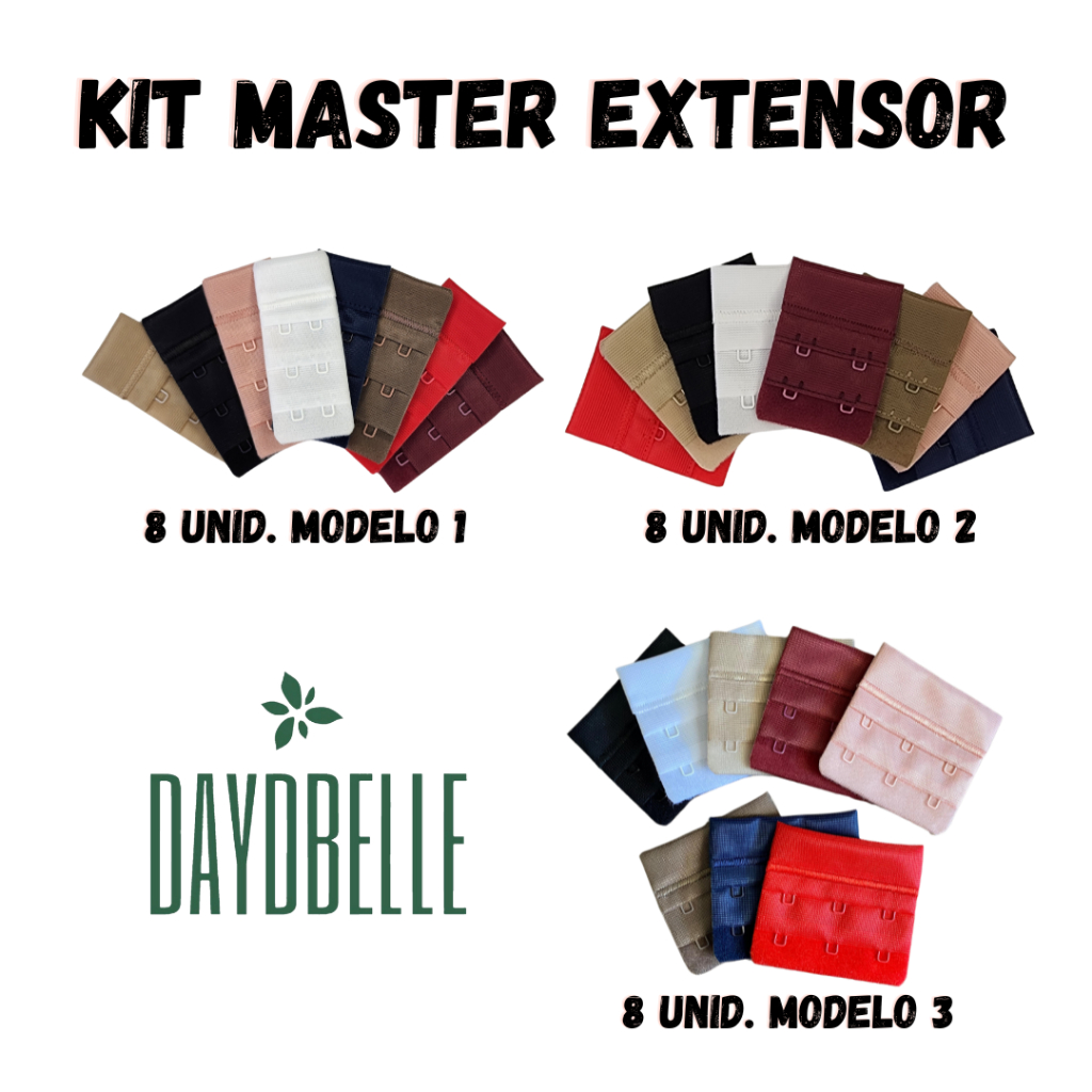 Kit Master Extensor - Modelos 1, 2 e 3 - 24 Unidades | Shopee Brasil