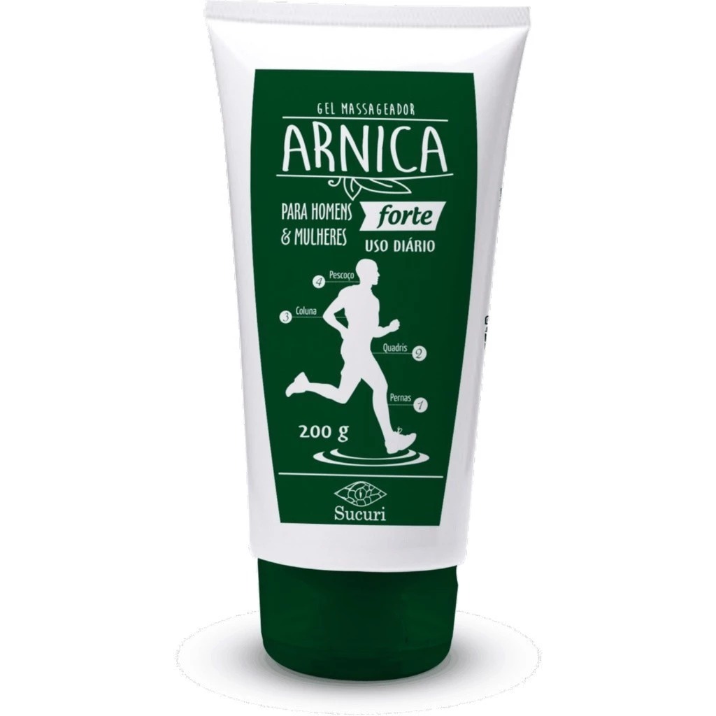 Gel Massageador Arnica Forte 200g Sucuri - Uberpharma | Shopee Brasil