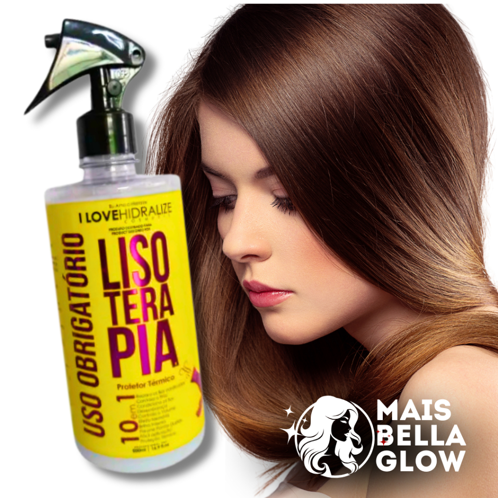 Spray Protetor Térmico 10 em 1 Capilar Lisoterapia 500ml Original Hidralize - Envio Imediato ...