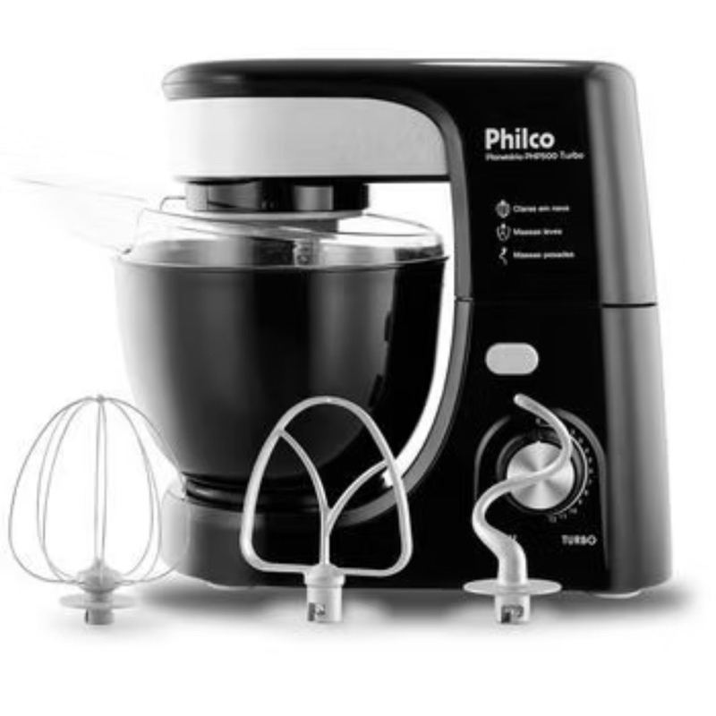Batedeira Philco Planetária PHP500P Turbo Preta 110V 127V | Shopee Brasil