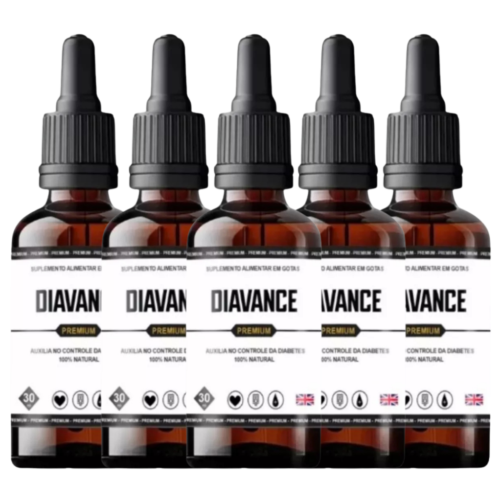 5 Diavance Original 30ML Gotas Suplemento Alimentar | Shopee Brasil