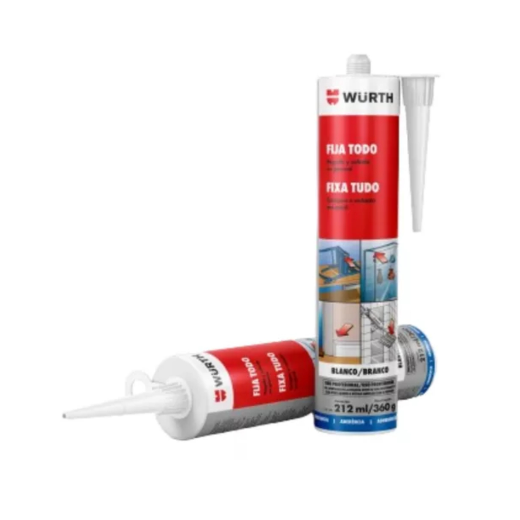 Selante Branco Fixa Tudo 360g / 212 Ml - Wurth | Shopee Brasil