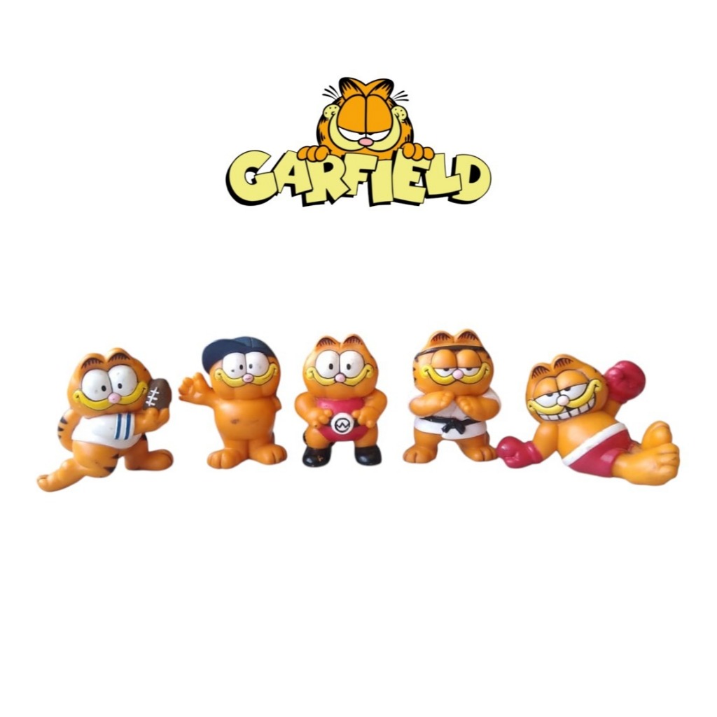 Bonecos Miniatura do Garfield – PVC Garfield Cat United Feature ...