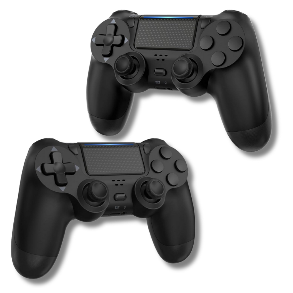 Kit 2 Controle Ps4 Manete Joystick Sem Fio + Cabo Carregador | Shopee ...