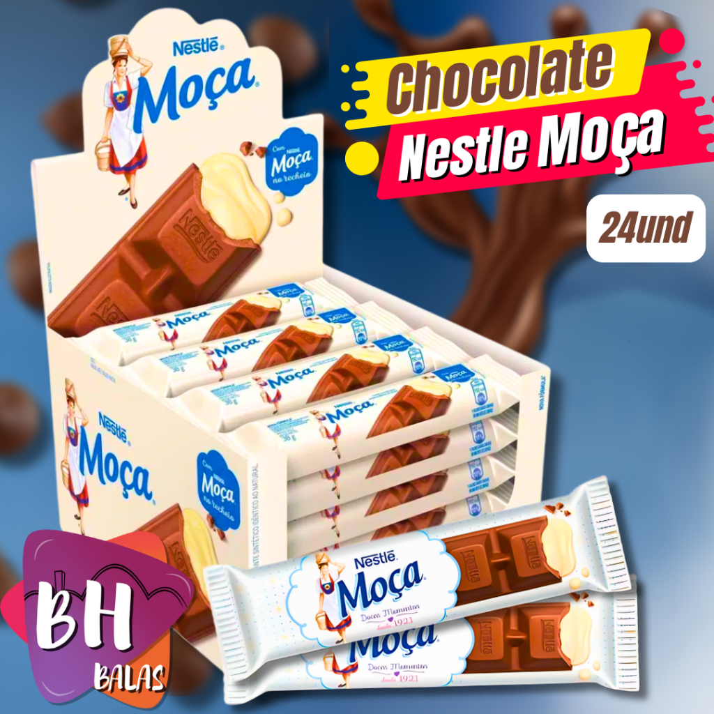 Chocolate Nestle Moça 24x38g | Shopee Brasil