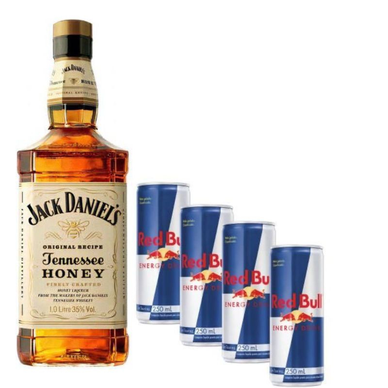 Red Bull + Jack Daniels Mel Combo | Shopee Brasil