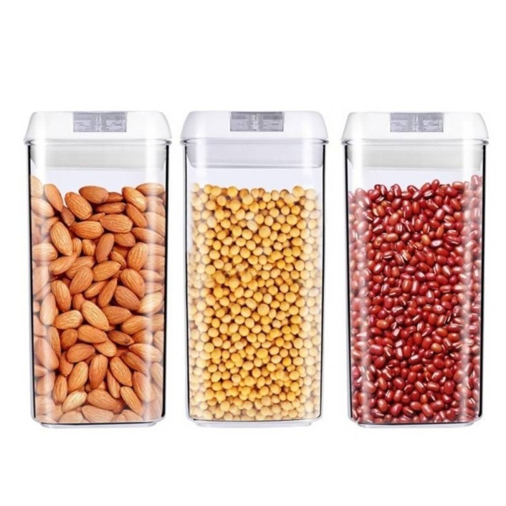 Kit 3 Potes Herméticos Multiuso 1200ML | Shopee Brasil